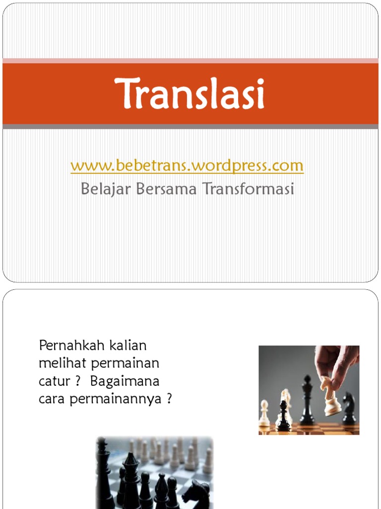 Translasi | PDF