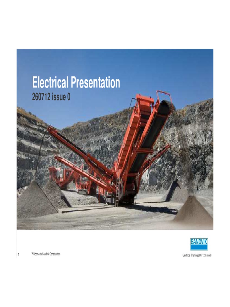 Electrical Training Presentation 260912 Issue 1 PDF | PDF | Flow ...