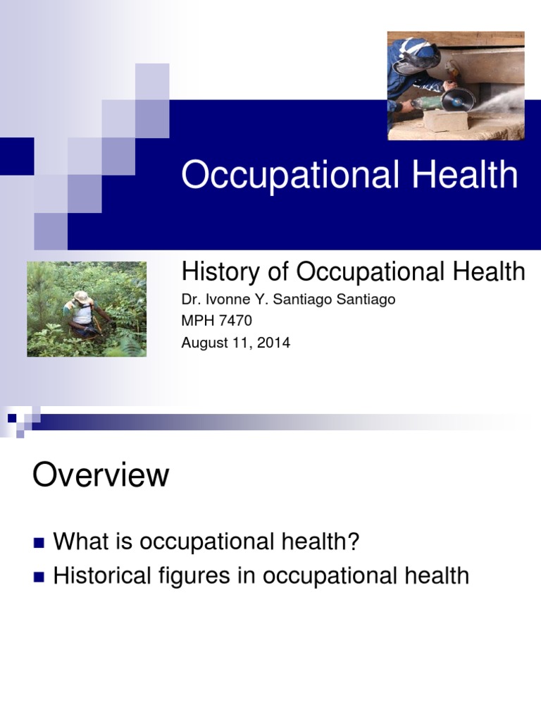 History of Occupational Health Care | PDF | Occupational Safety And ...