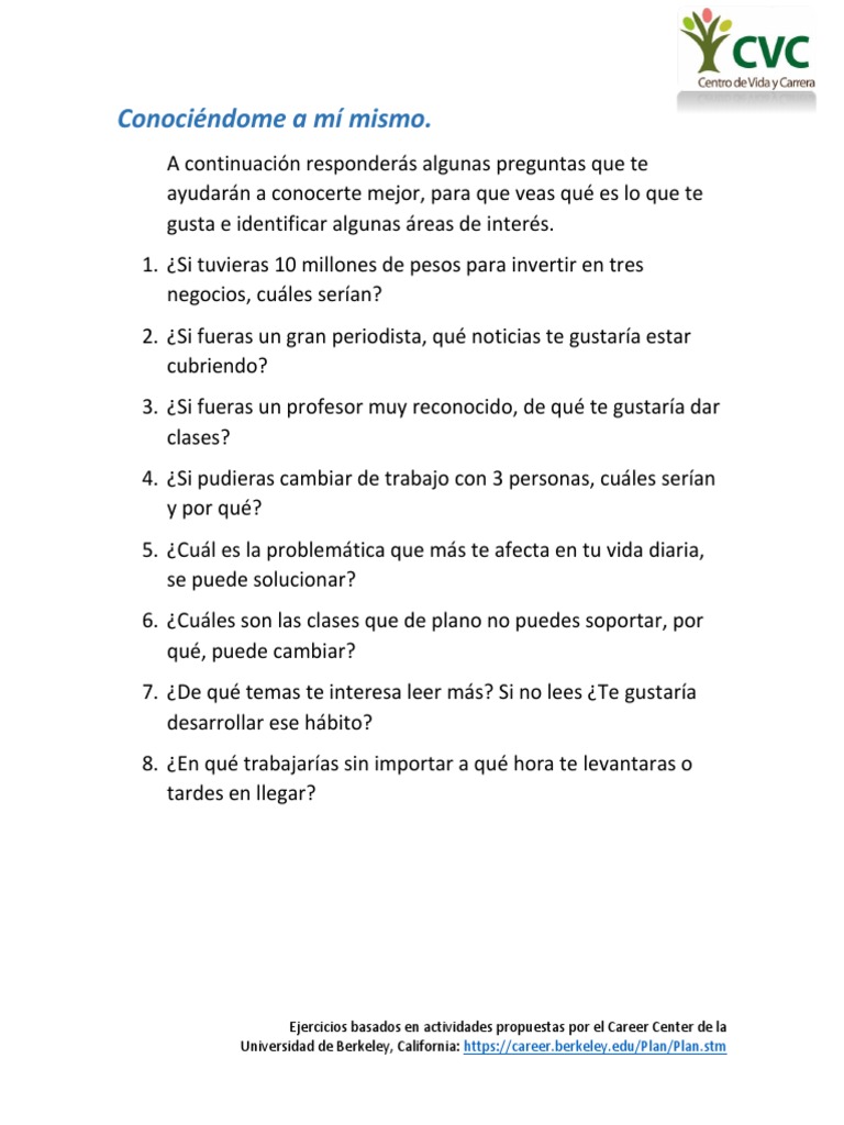 01 Conociendome A Mi Mismo | PDF | Relaciones personales, crianza y ...