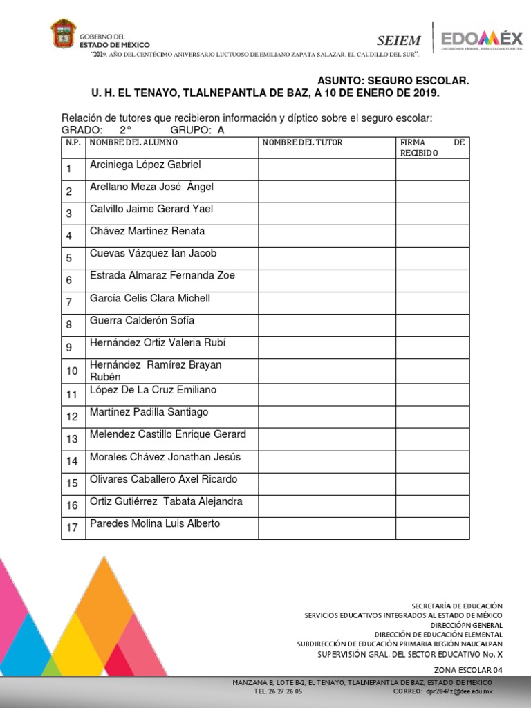 Seguro Escolar | PDF | Educación avanzada