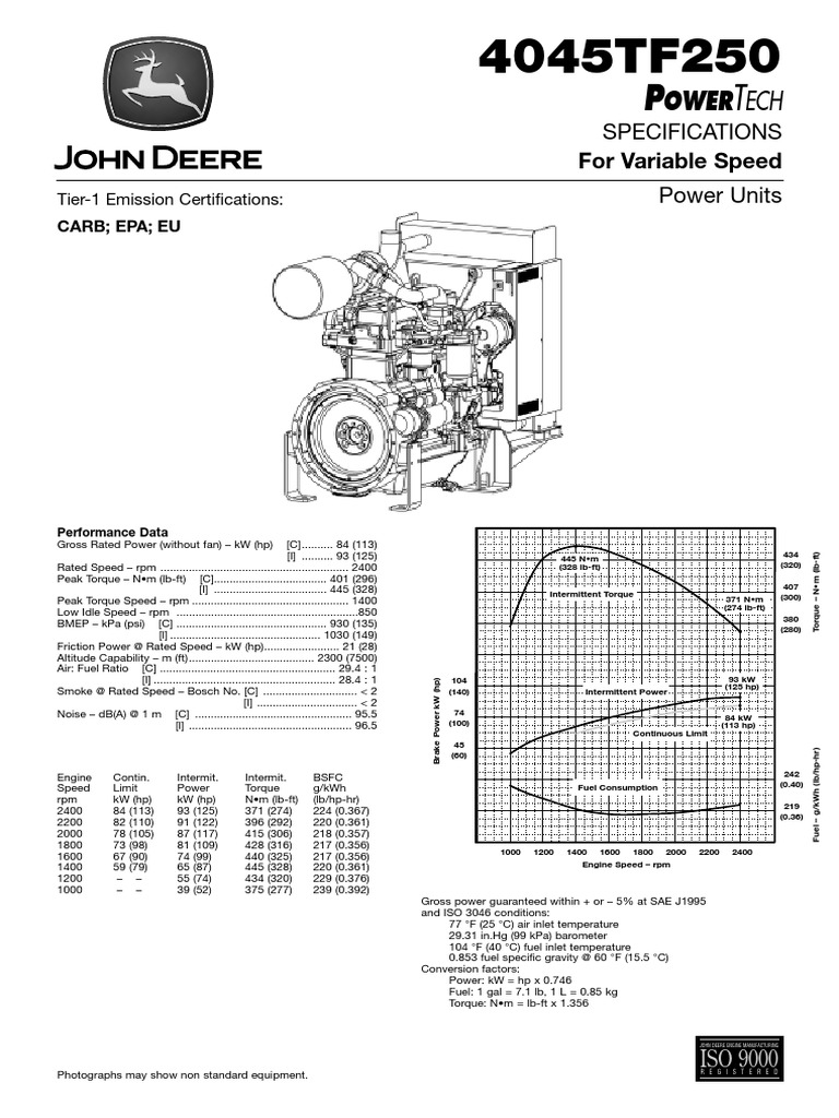 1326195226depliant 4045TF250 PDF | PDF | Vehicle Technology | Engines