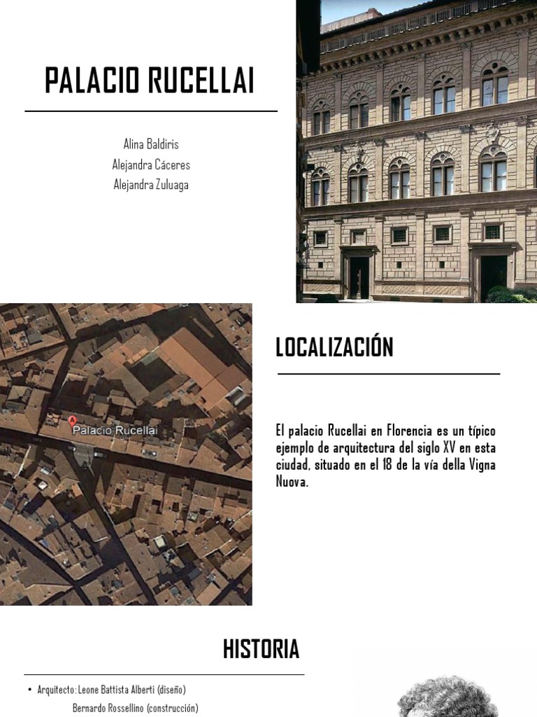 Palacio Rucellai | Diseño arquitectonico | Arquitectura