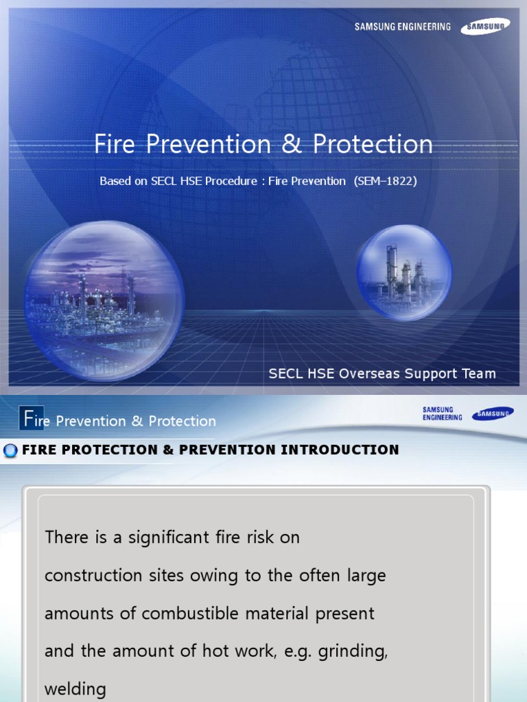 Fire Prevention & Protection | PDF | Fires | Combustion