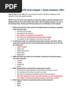Certification Checkpoint Exam #1 (Chapters 1 - 4) Answers | PDF | Input/Output | Image Scanner