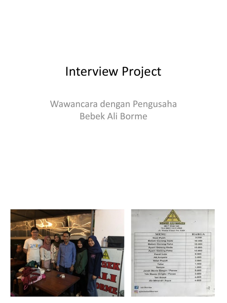 Interview Project | PDF