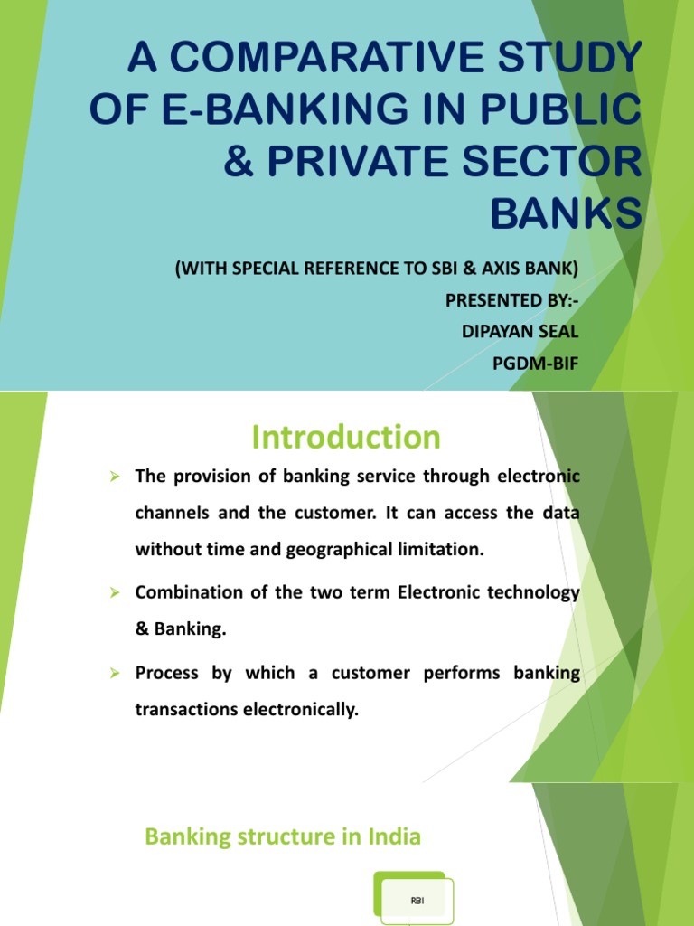 Study of E-Banking | PDF | Online Banking | Banks & Banking