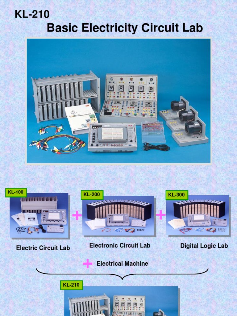 KL-210 Linear Circuit Lab Overview | PDF | Power Supply | Electronic ...