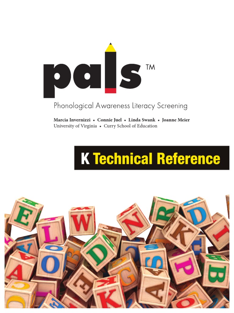 Technical Reference: Marcia Invernizzi - Connie Juel - Linda Swank ...