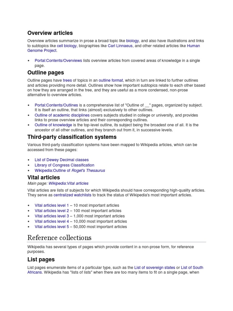 Overview Articles: Reference Collections | Download Free PDF ...