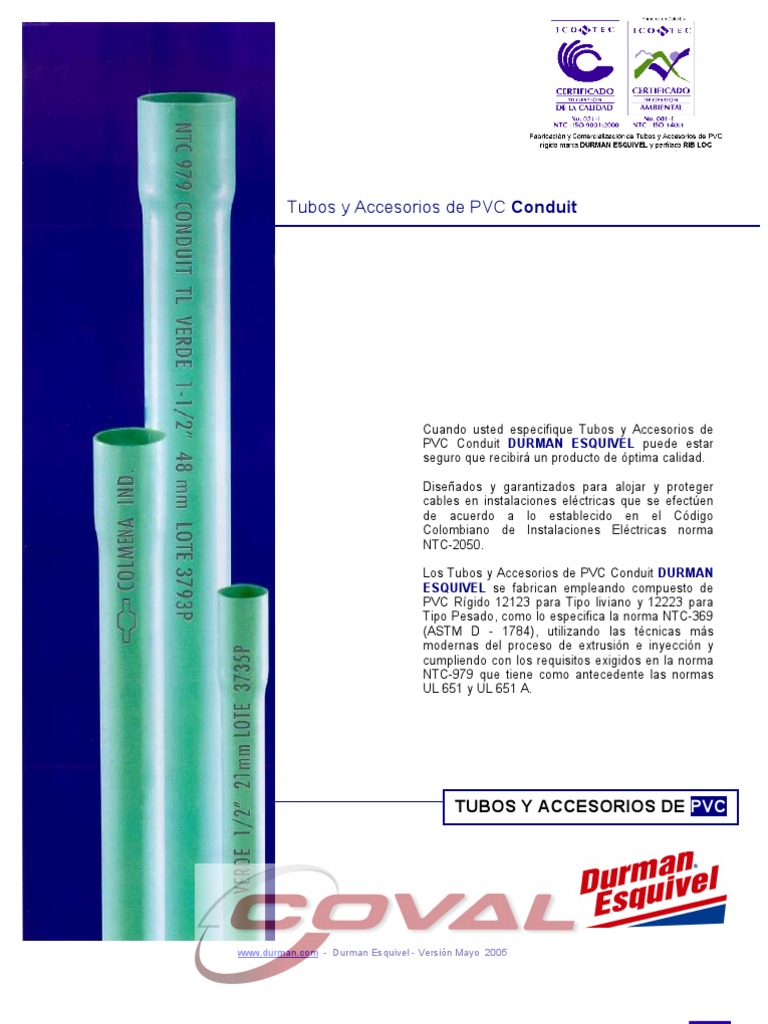 PVC Conduit | PDF | Física Aplicada e Interdisciplinaria | Ingeniería mecánica