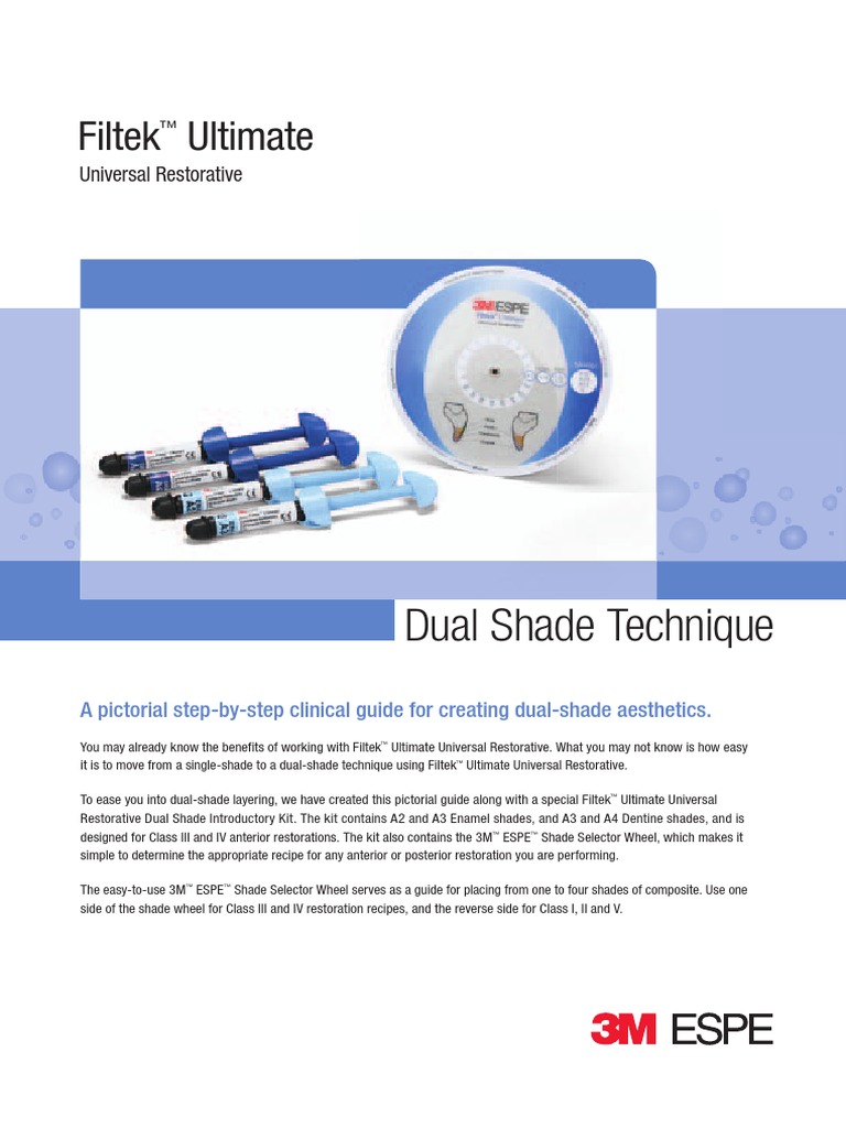 Filtek Ultimate Use Step by Step-FC00BF05 | PDF | Tooth Enamel | Dentin