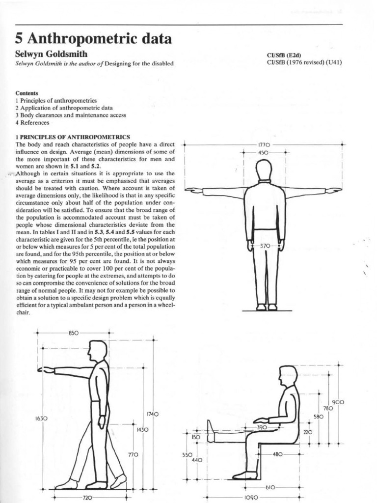 MHB 5-Anthropometric Data