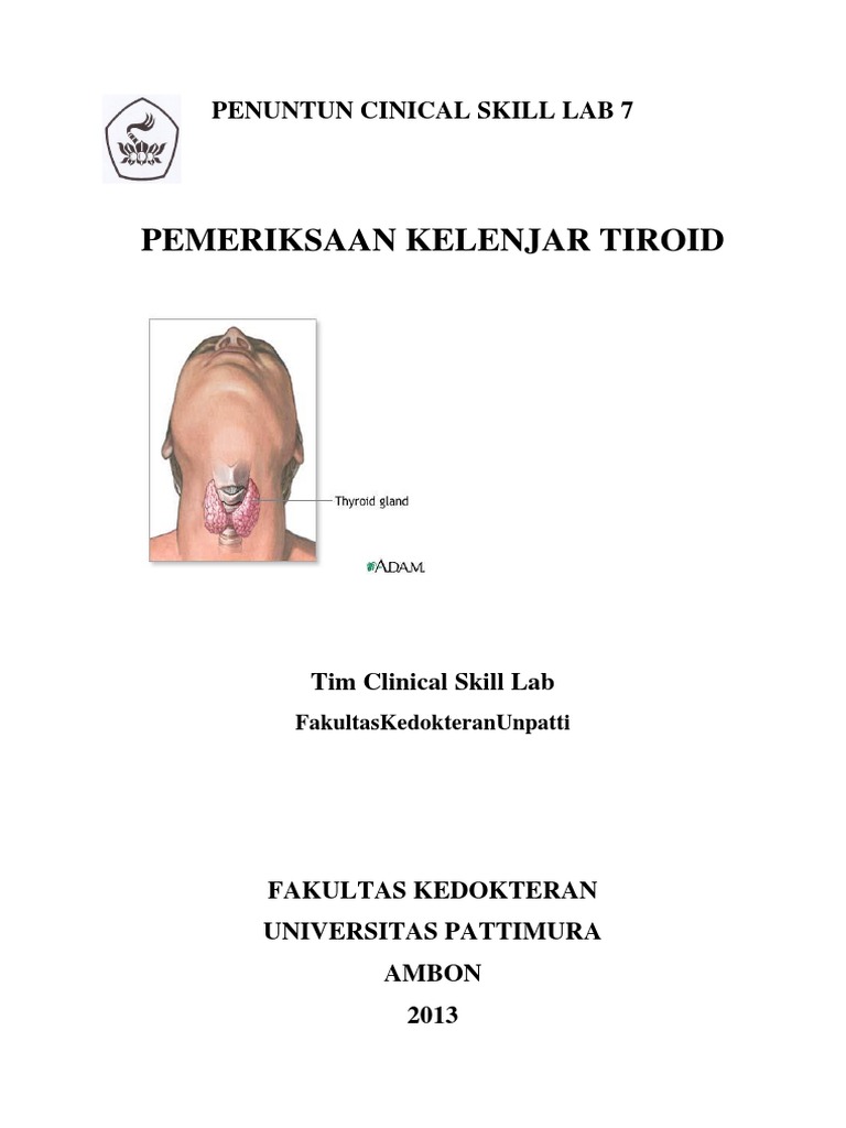 Panduan Pemeriksaan Kelenjar Tiroid | PDF