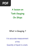 Tank Gauging: Ullage vs Sounding | PDF | Oil Tanker | Ships