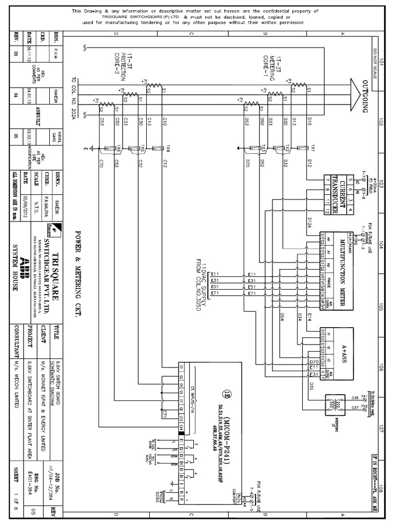 6.6KV CICO VCB PANEL BOARD, SCHEME.pdf