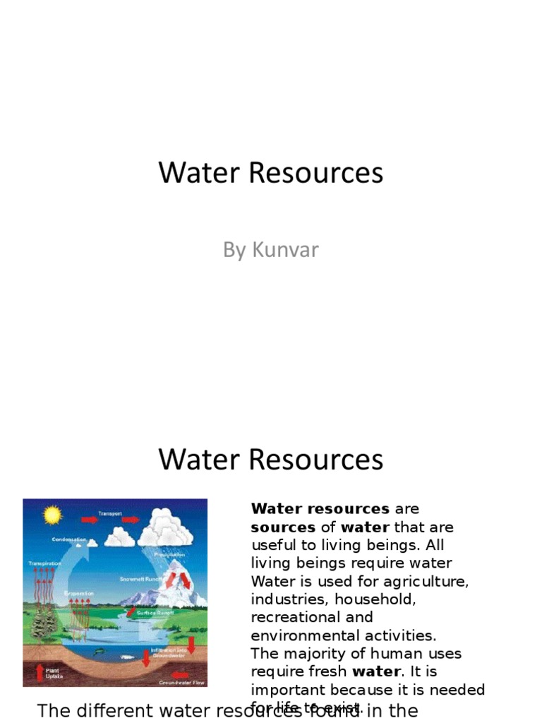 Water Resoures | PDF | Water Resources | Lake