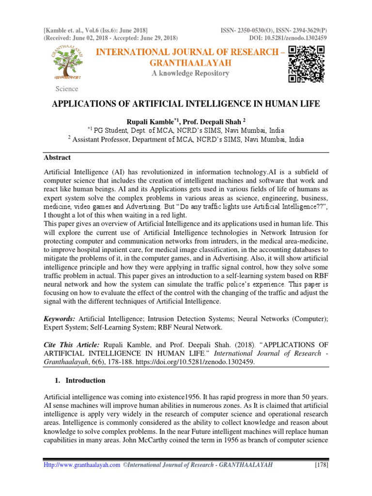 Research Methodology | PDF | Artificial Intelligence | Intelligence (AI ...