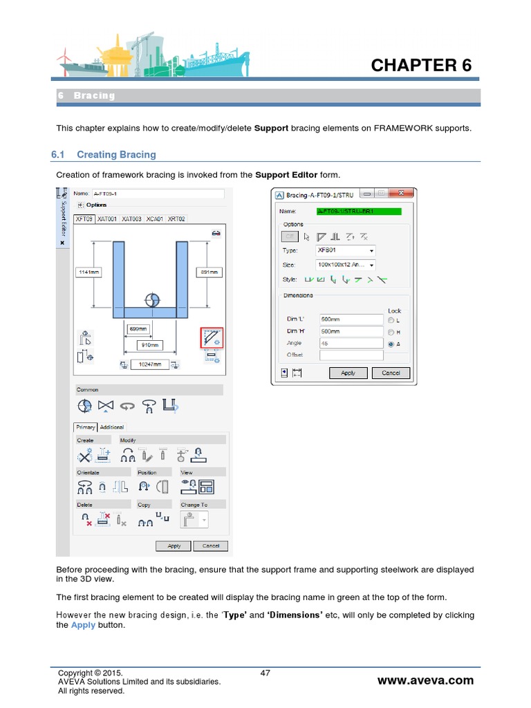AVEVA Everything 3D 2.1 Supports Chapter 6 | PDF | Information ...