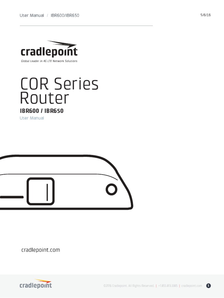 COR Series Router: IBR600 / IBR650 | PDF | Wi Fi | Ieee 802.11