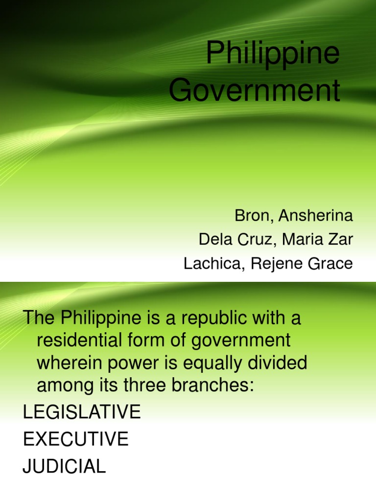 Overview of Philippine Government Structure | PDF | Supreme Courts ...