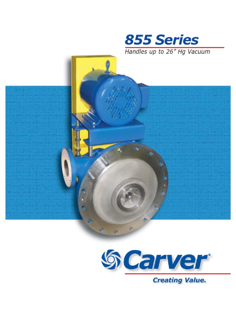 KroghCarver855 Brochure | Pump | Belt (Mechanical)