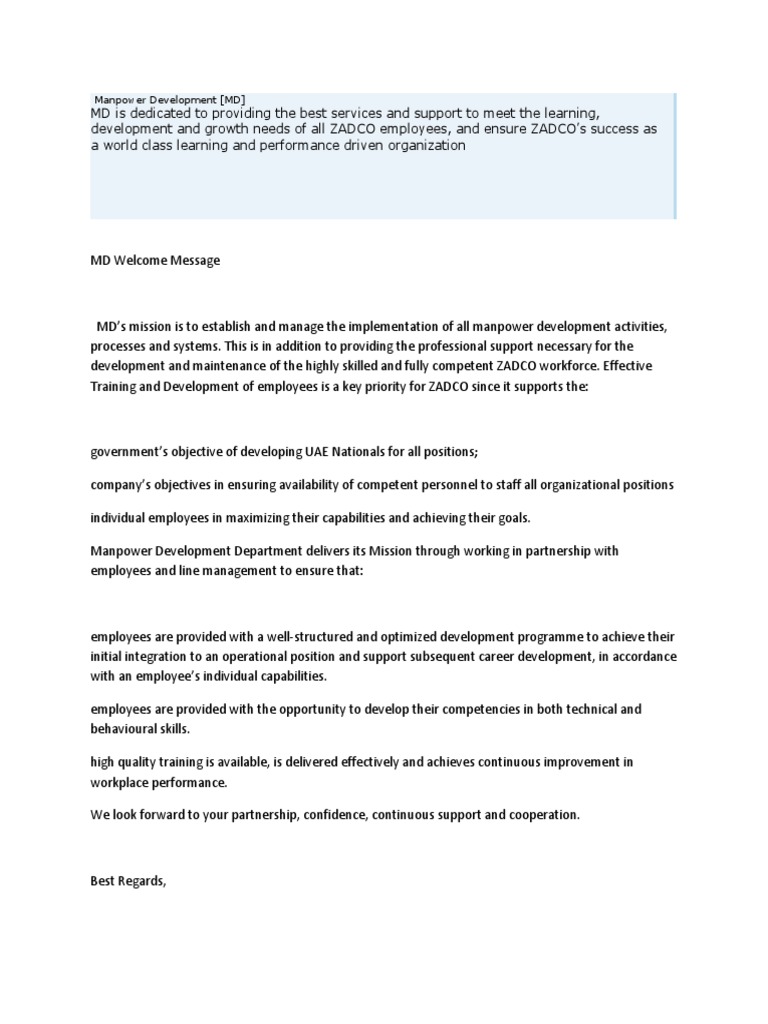 Manpower Development | PDF | Talent Management | Human Resources