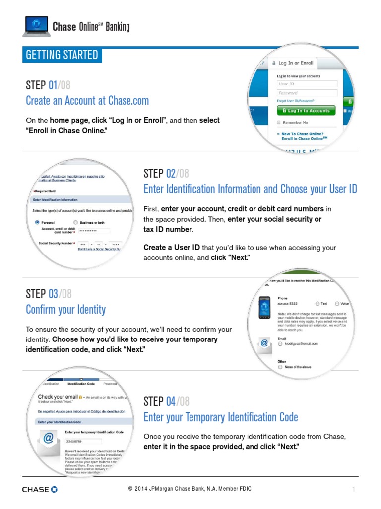 Chase Online Banking Guide | PDF | Chase Bank | Identity Document