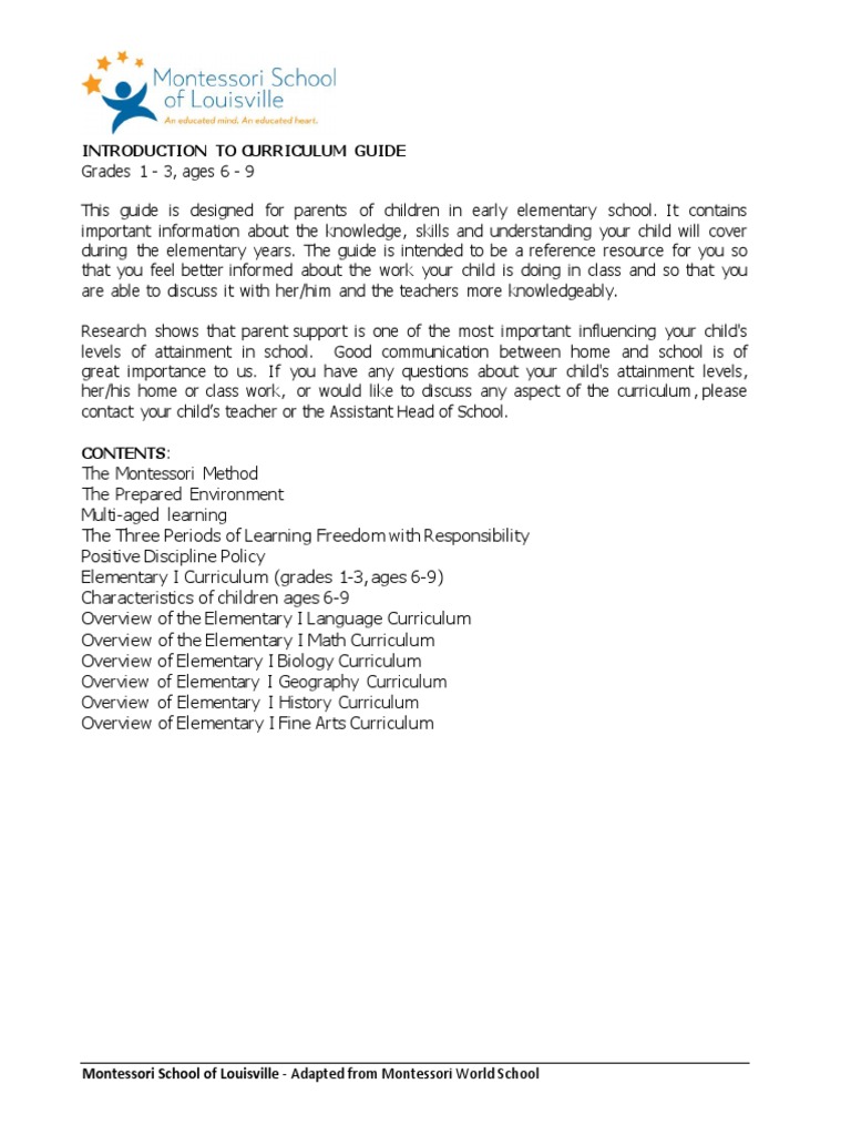 Lower Elementary Scope and Sequence - MSL Final | PDF | Fraction ...
