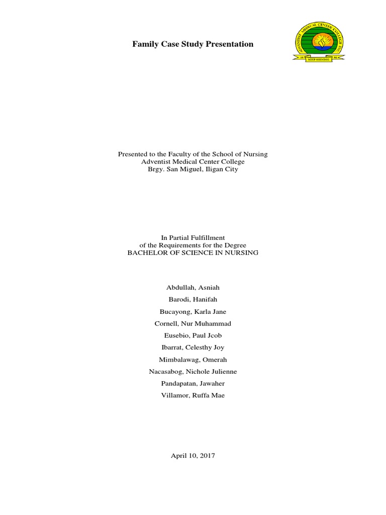 Family Case Study Presentation | PDF