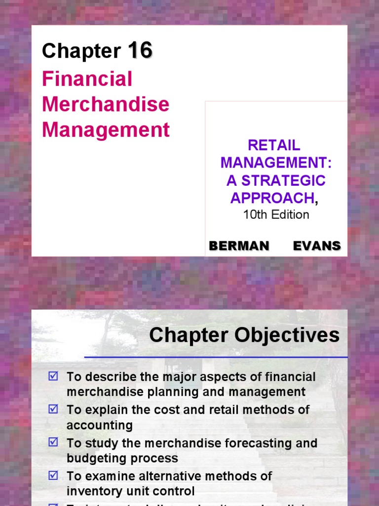 Financial Merchandise Management: Retail Management: A Strategic ...