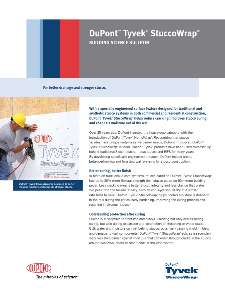 Stucco Wrap BLDG Science Bulletin | PDF | Building Engineering ...