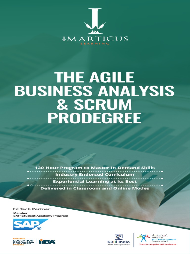 The Agile Business Analysis Scrum EBrochure 1 | PDF | Business Analysis ...