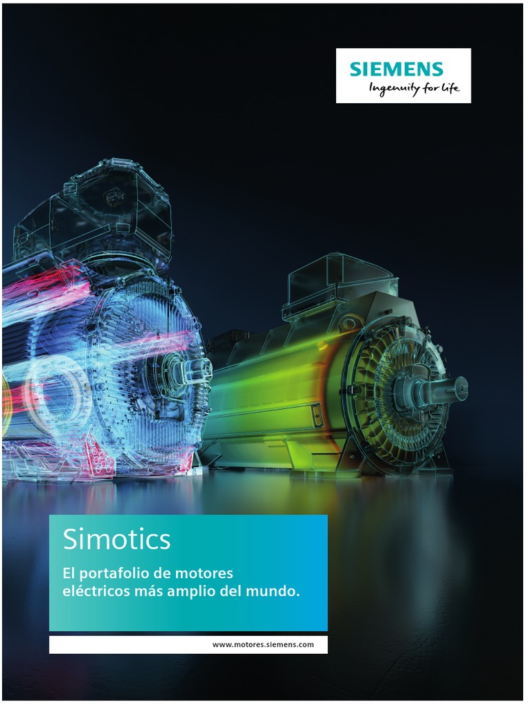 Catalogo Simotics PDF | PDF | Motor eléctrico | Temperatura