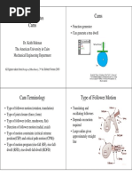 Cam Design | PDF | Curvature | Sine