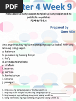 Bow Filipino 4 Q1 - Q4 Matatag Curriculum | PDF