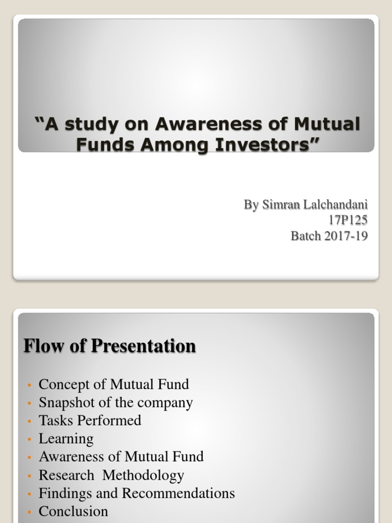 Assessing Investor Awareness: A Study on the Level of Understanding of ...