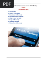 Project Report On Mobile Banking | PDF | Online Banking | Banks & Banking