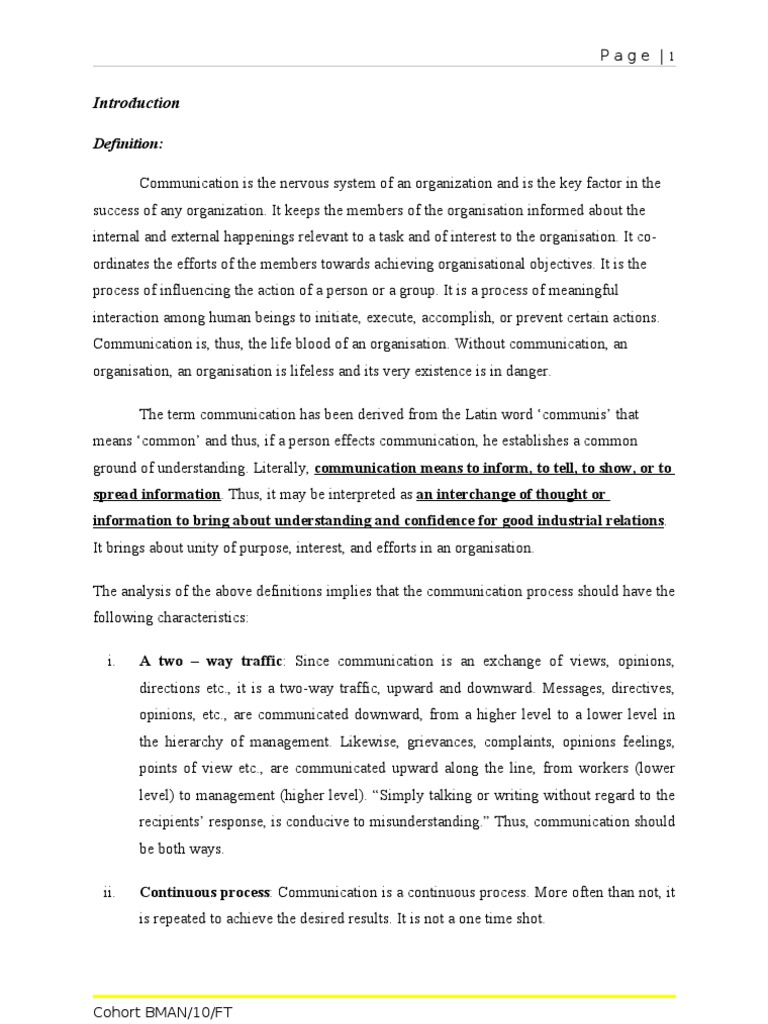 Business Communication Assignment | PDF | Communication | Information