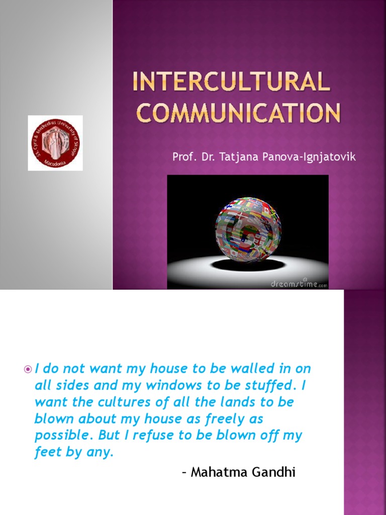Prof. Dr. Tatjana Panova-Ignjatovik | PDF | Cross Cultural ...