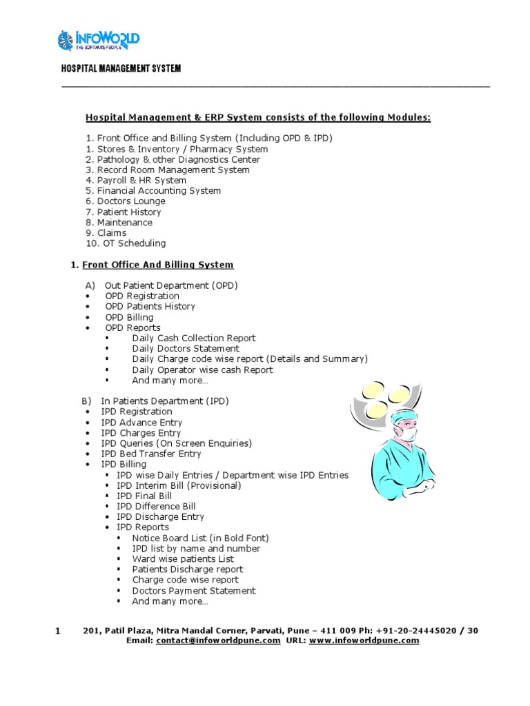 Hospital Management System Write-Up | PDF | Cheque | Debit Card