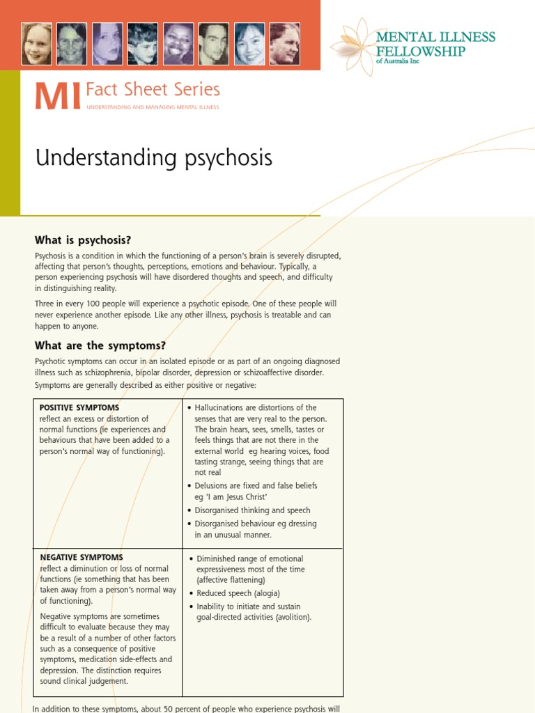 Understanding Psychosis | PDF | Psychosis | Schizophrenia