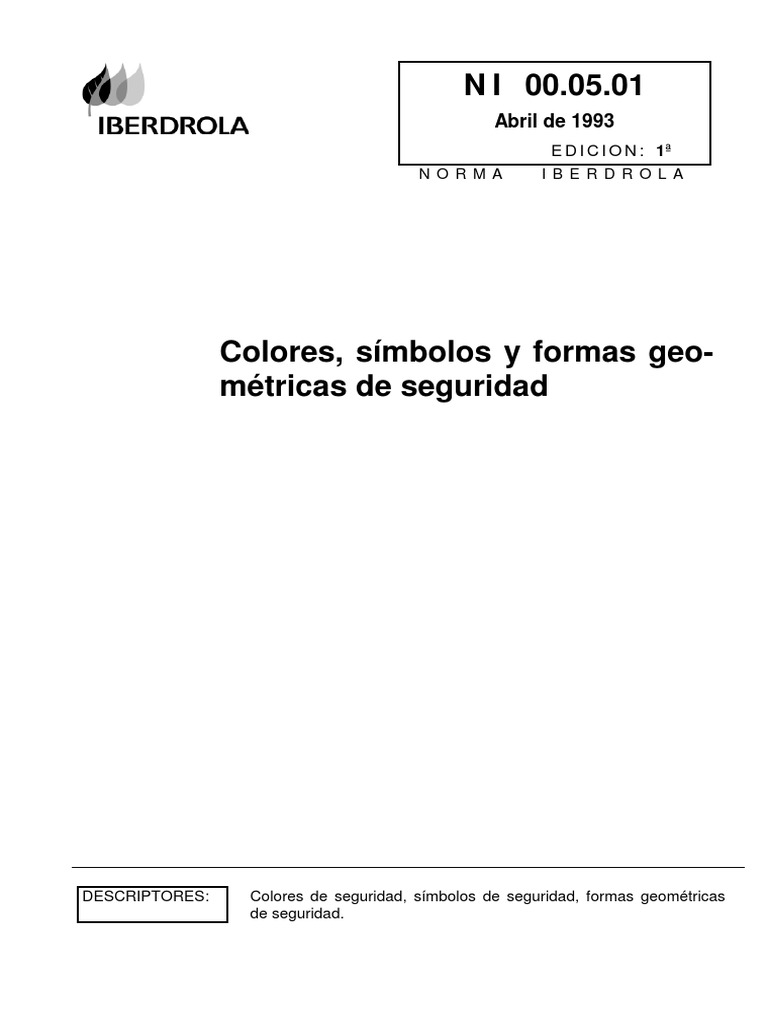 Colores Simbolos y Formas Geometricas de Seguridad PDF | PDF | Blanco ...