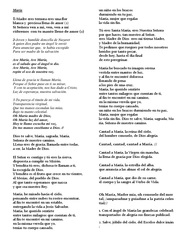 06 María | PDF | María, madre de Jesús | Oración