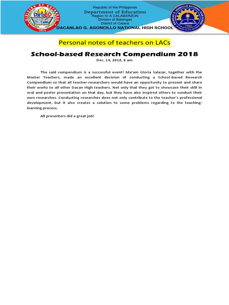 Compendium Personal Note | PDF