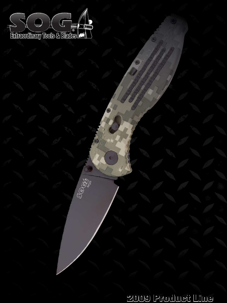 SOG 2009 Catalog | PDF | Knife | Blade