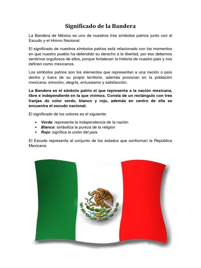 Significado de La Bandera | PDF