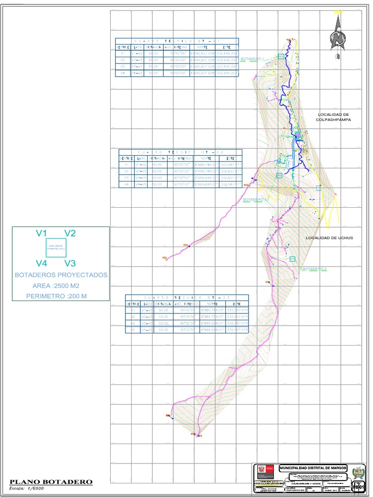 Plano de Botaderos | PDF