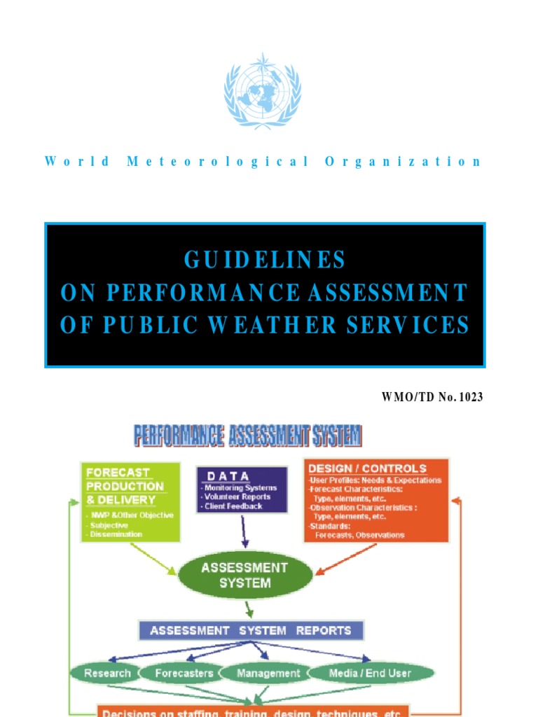 Guidelines On Performance Assessment of Public Weather Services | PDF ...