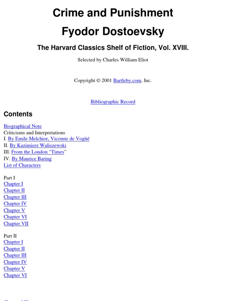Crime and Punishment-Fyodor Dostoevsky | Download Free PDF | Crime And ...